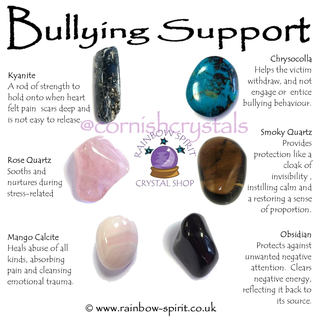 Bullying Support Crystal Set - Etsy