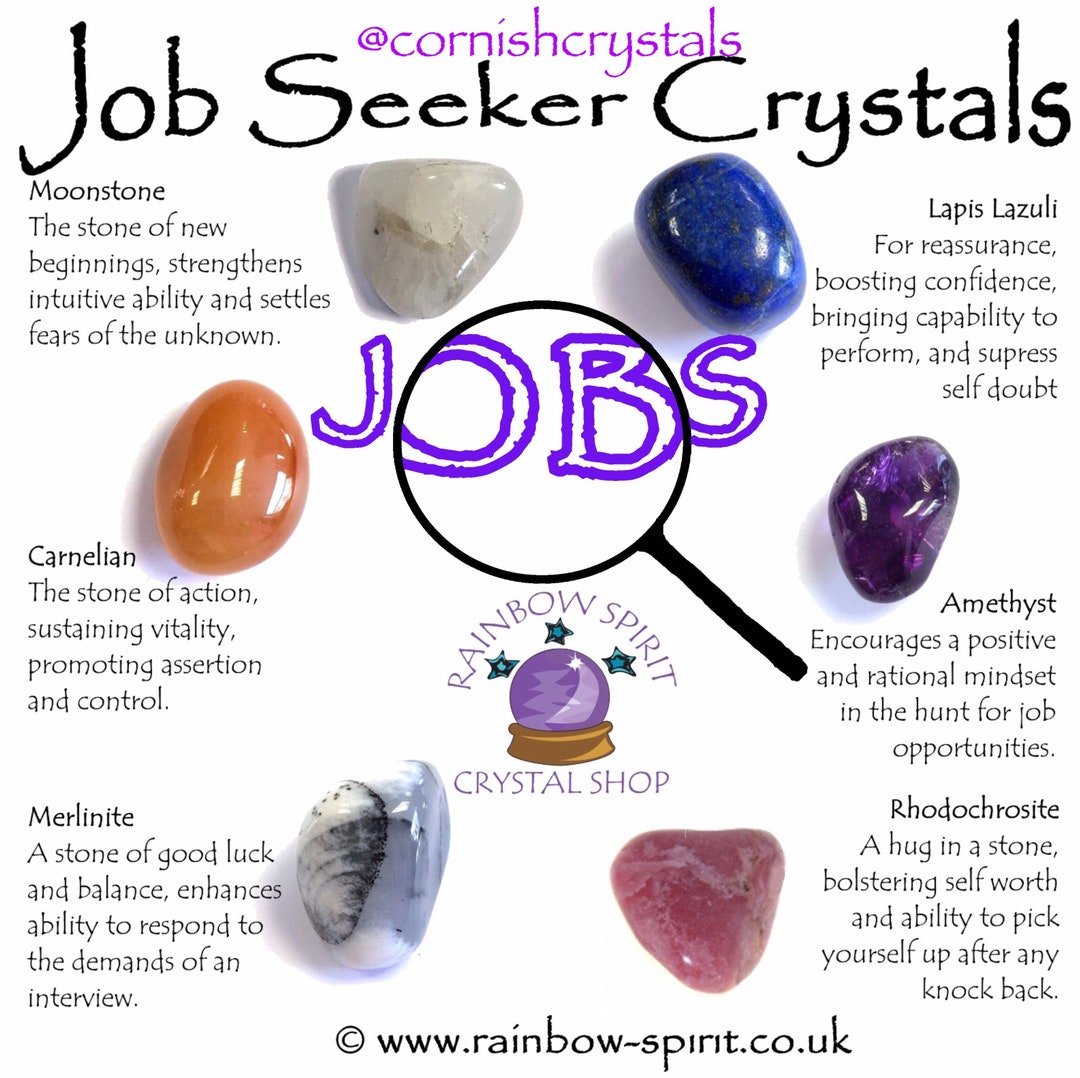 Job Seekers Crystal Set - Etsy