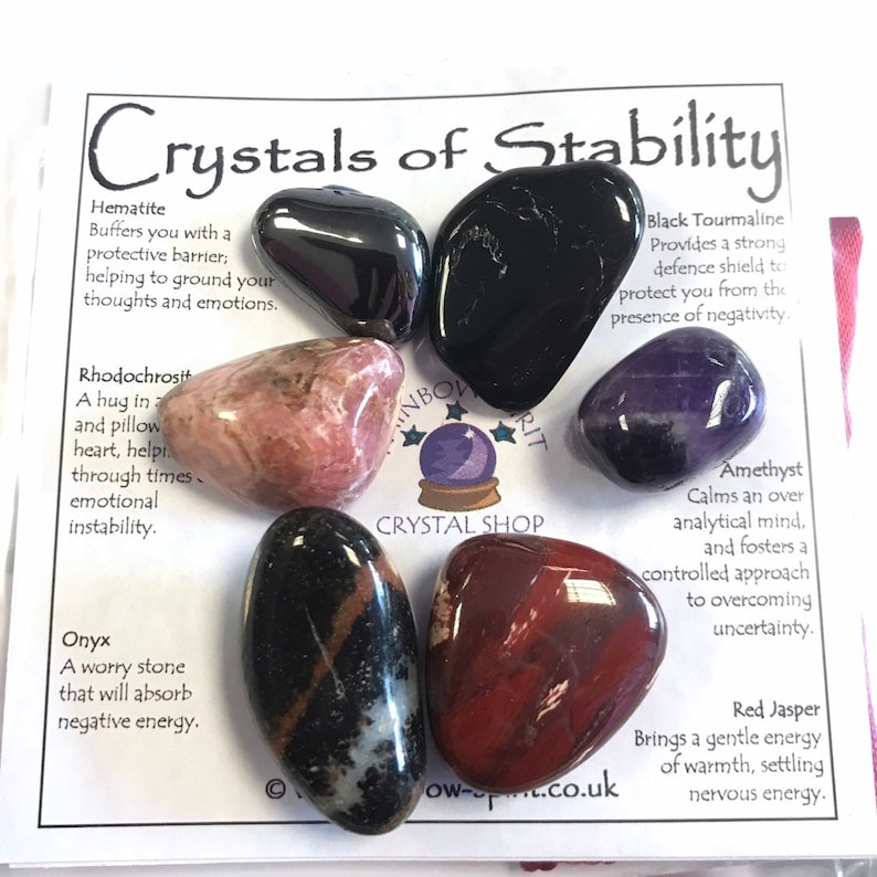 Crystal Set for Stability | Etsy