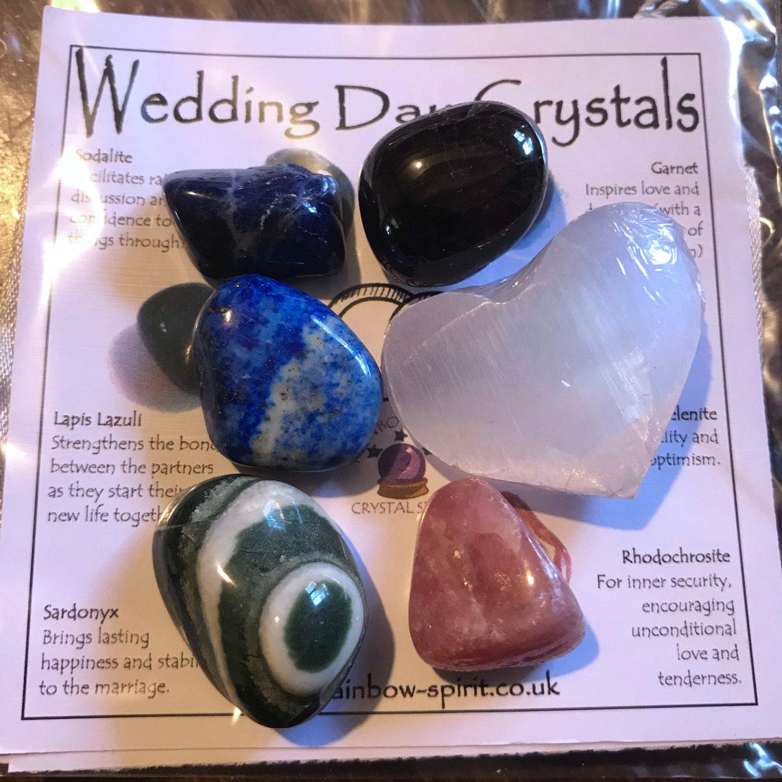 Wedding Day Crystal Set | Etsy