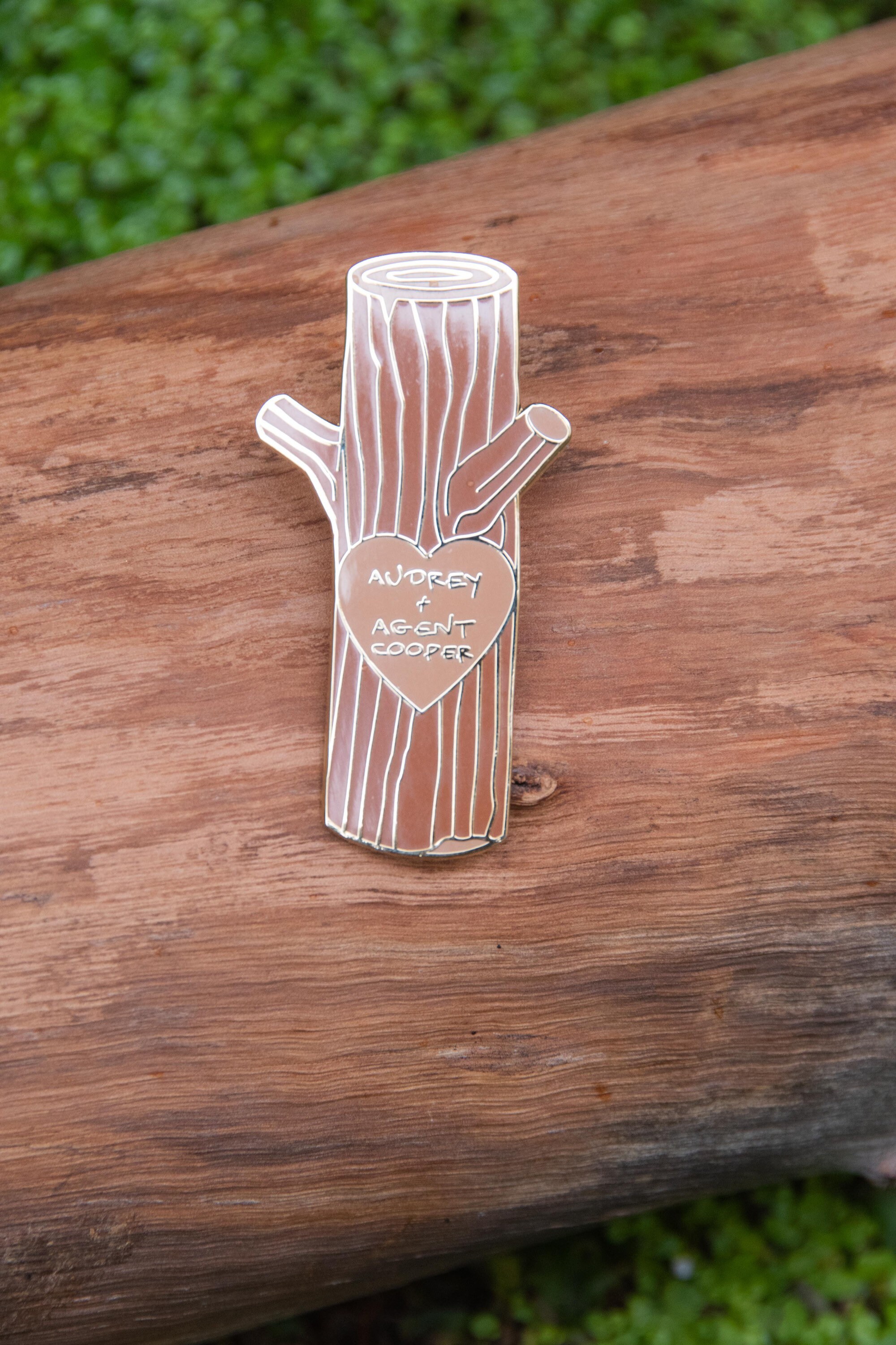 Audreycooper Log Pin | Etsy
