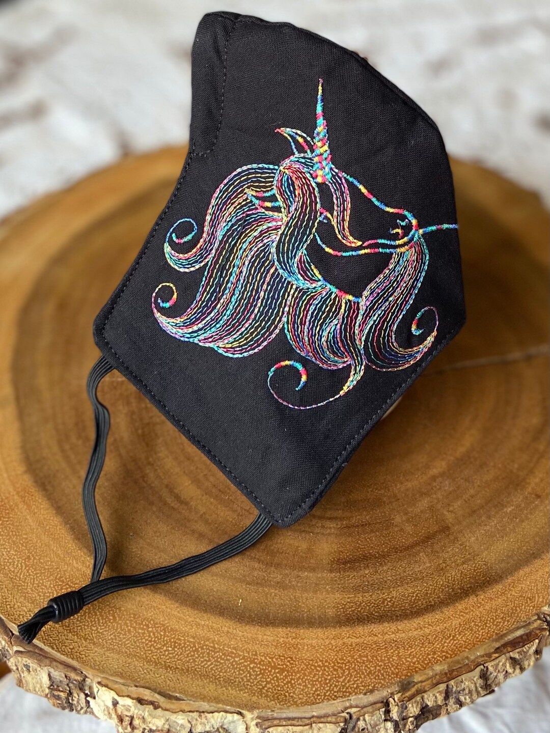 Rainbow Unicorn Face Mask With Built in Filter Fabric - Etsy
