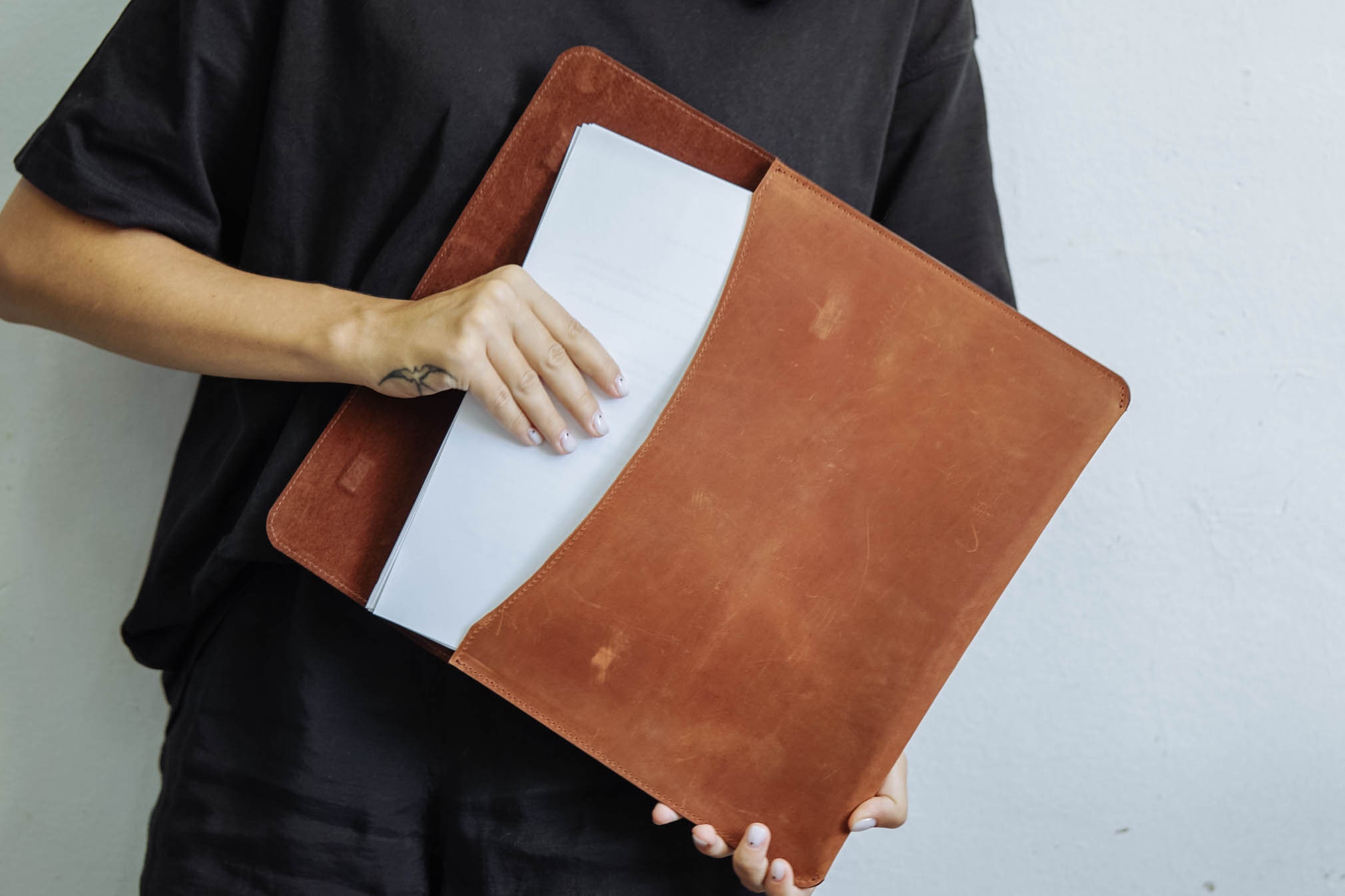 Leather Folder for Documents and Papers A4 Personalized - Etsy