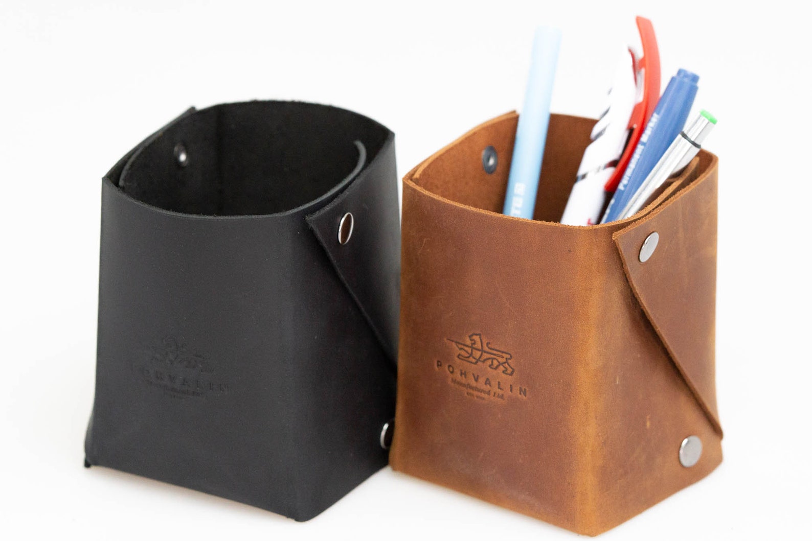 Leather Pencil Cup Personalized - Etsy