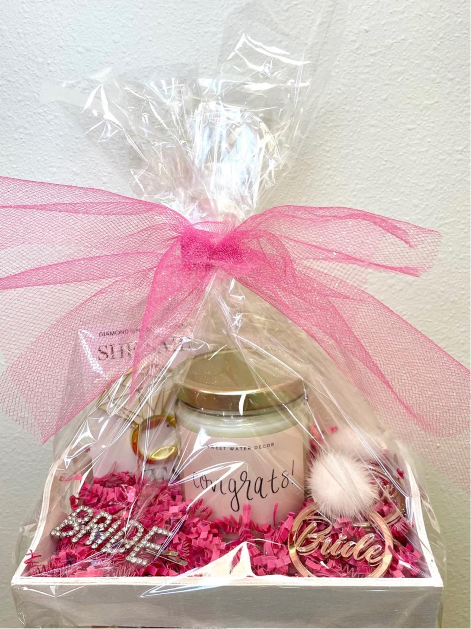 Wood Gift Set Bottom Tray Great for Appreciation Gifts, Table Top Tier ...