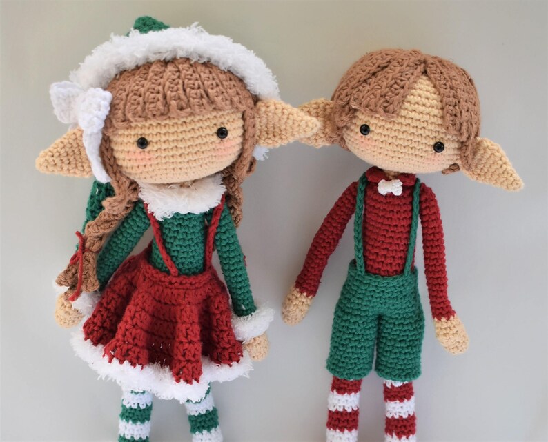 Jingle and Bell the Christmas Elves / Amigurumi / Photo Tutorial - Etsy UK