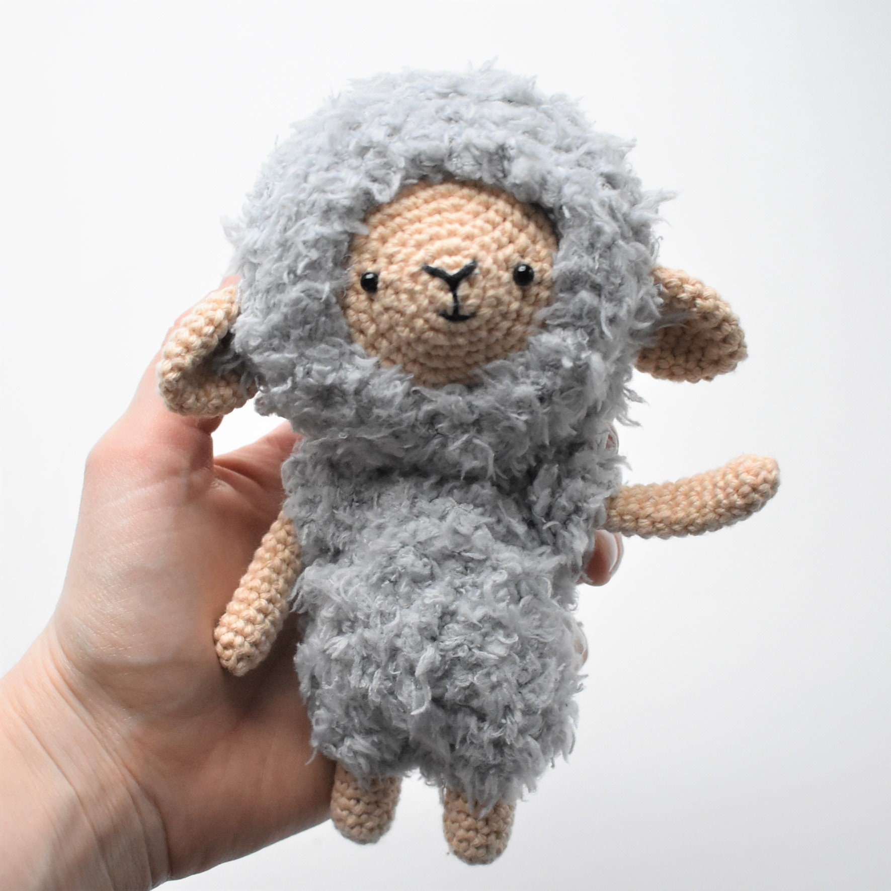 Sheldon the Sheep Crochet Amigurumi Pattern / Photo Tutorial / Instant ...