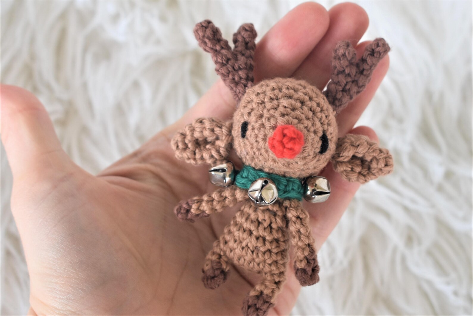 Rudolph the Tiny Reindeer Crochet Pattern / Amigurumi / Photo - Etsy