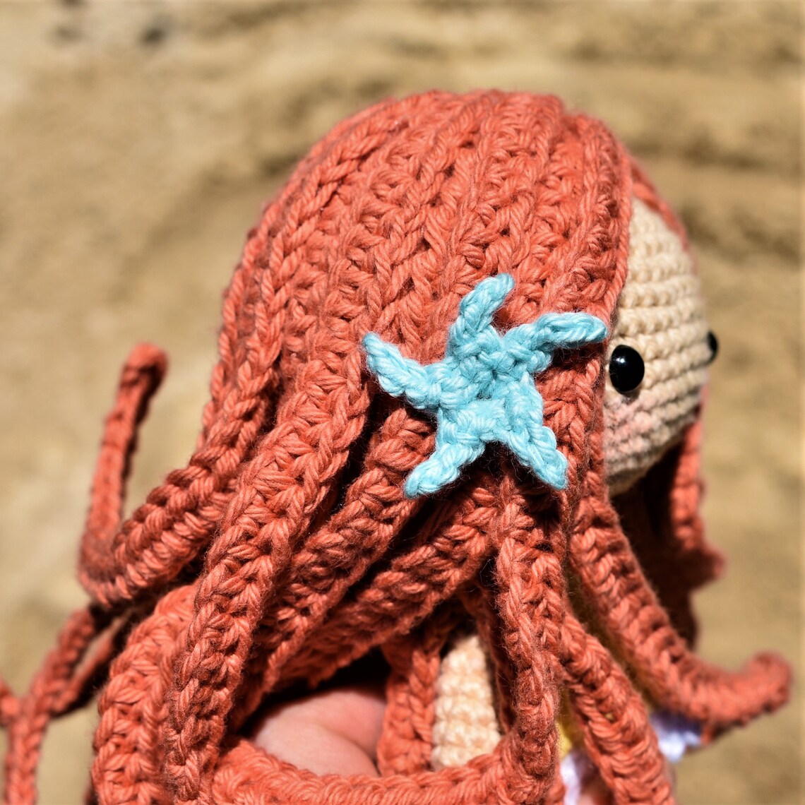 Marci the Mermaid Crochet Doll Pattern / Amigurumi / Photo | Etsy