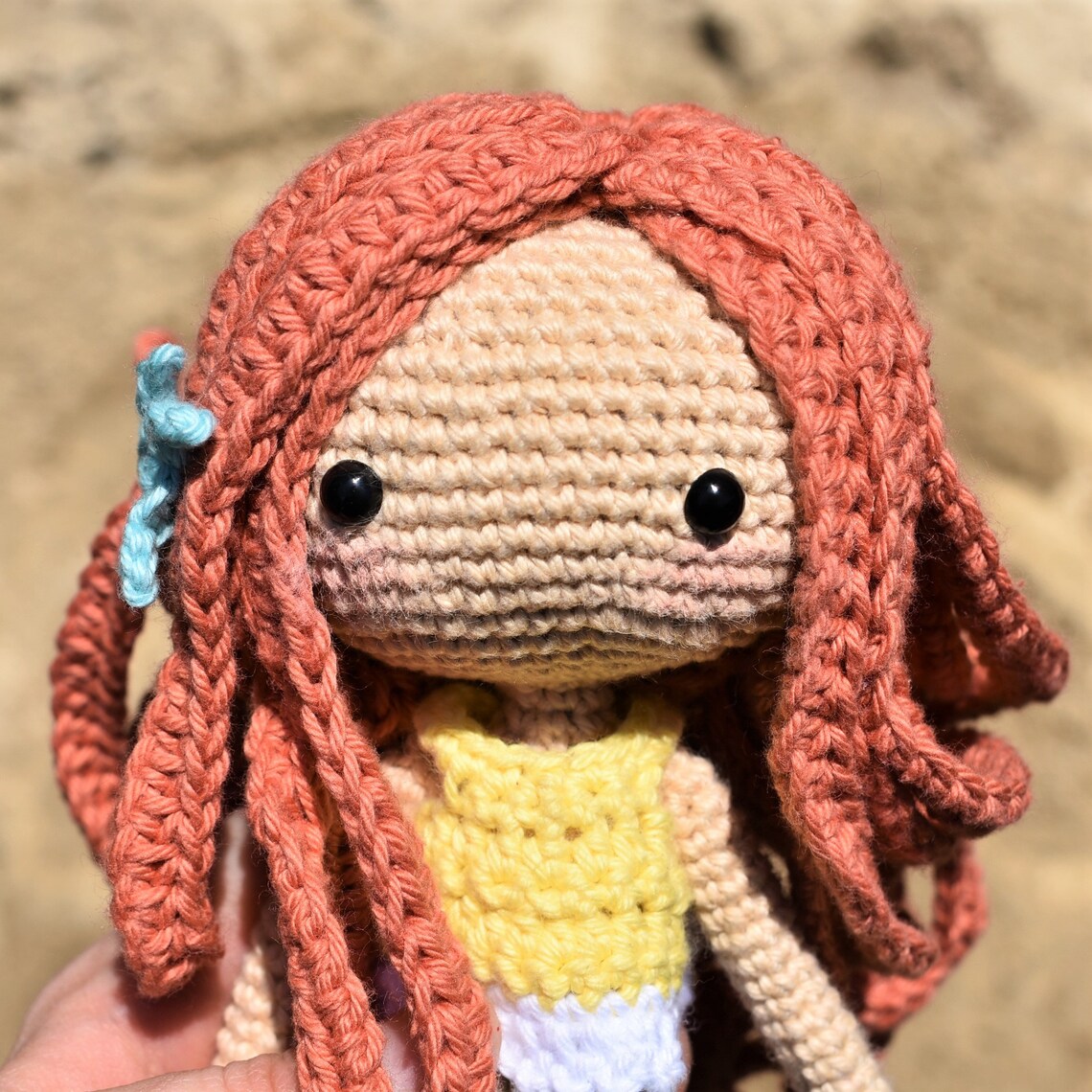 Marci the Mermaid Crochet Doll Pattern / Amigurumi / Photo | Etsy