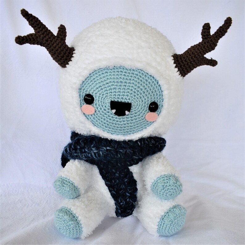 Eddie the Baby Yeti Crochet Pattern / Amigurumi / Photo - Etsy