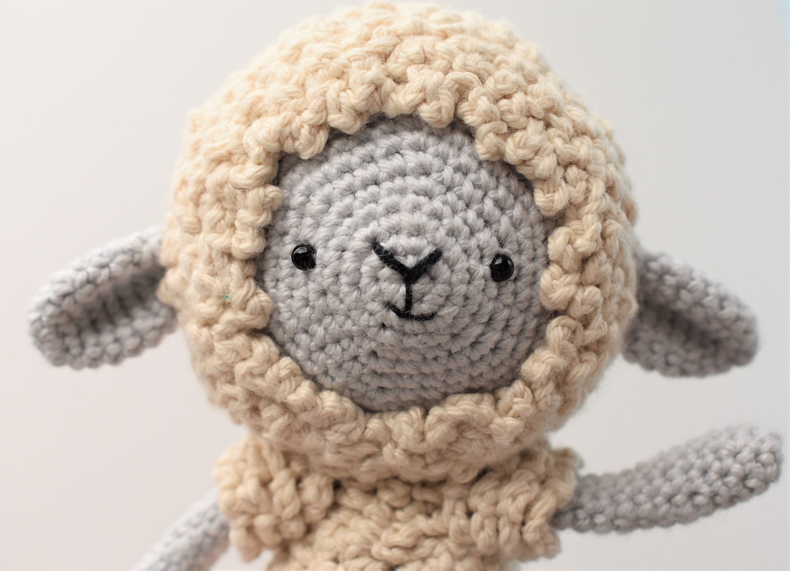 Sheldon the Sheep Crochet Amigurumi Pattern / Photo Tutorial / Instant ...