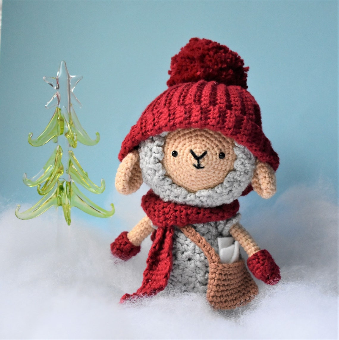Sheldon the Sheep Crochet Amigurumi Pattern / Photo Tutorial / Instant ...