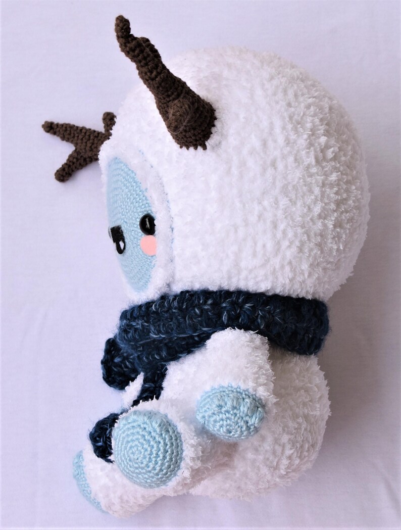 Eddie the Baby Yeti Crochet Pattern / Amigurumi / Photo - Etsy