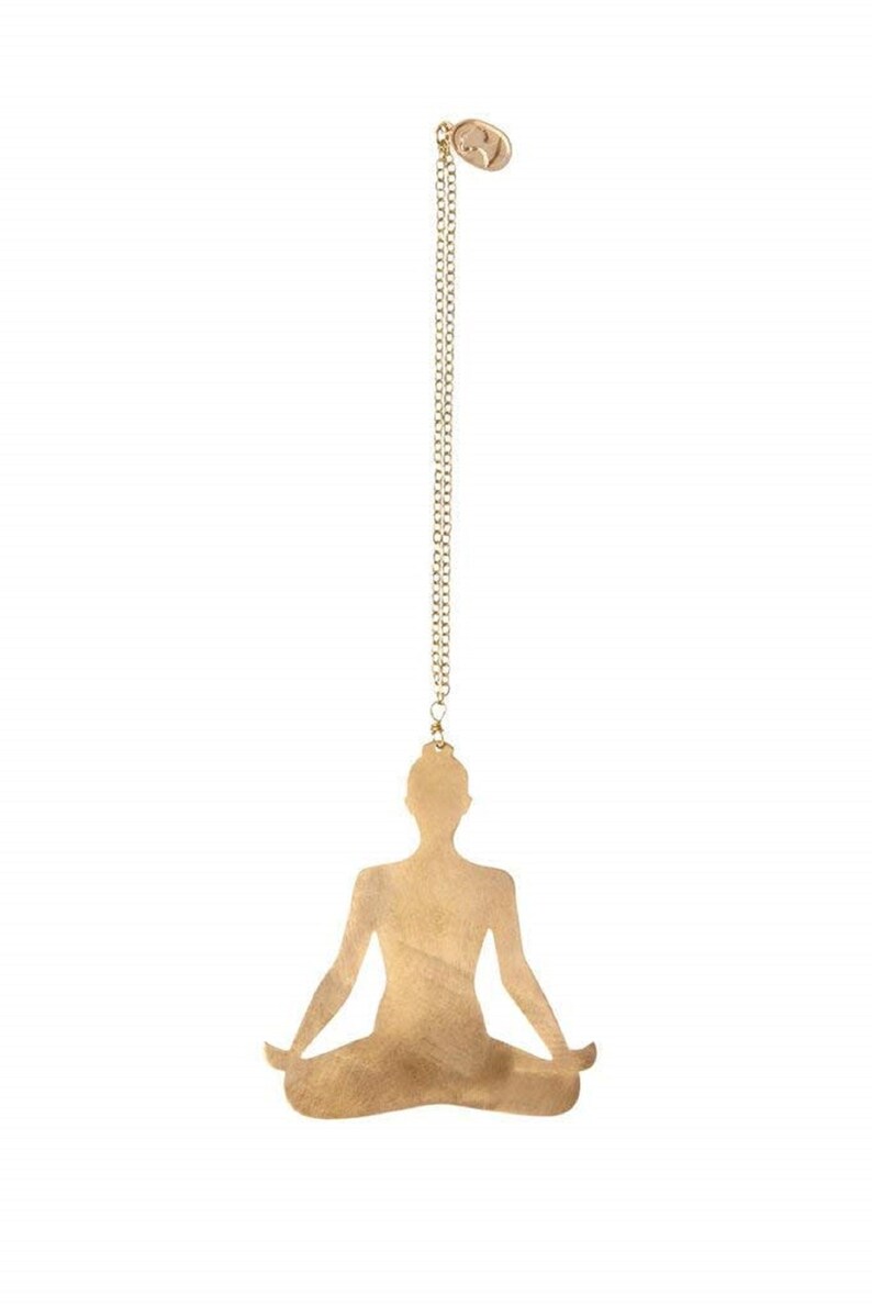 Gold Zen Yoga Pose - Poses Include: Seated Lotus, Warrior One, Warrior ...