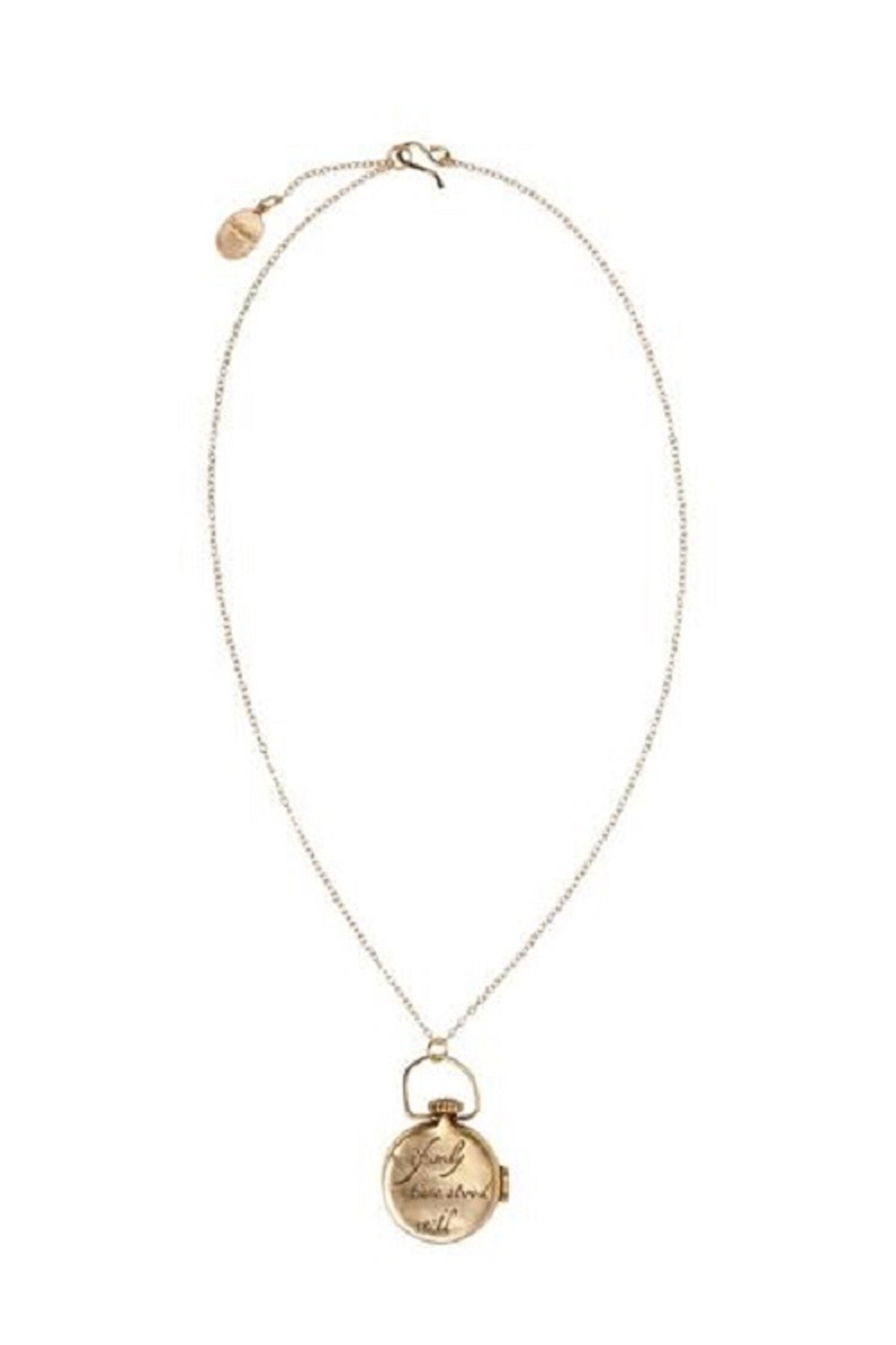 Gold Clock Locket Necklace – Crystal Accent, 11:11 Wish - Etsy