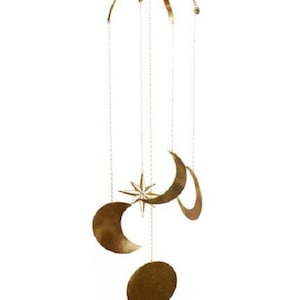 Hanging Moon Charms and North Star - Moon Phase Mobile Home - Ariana ...