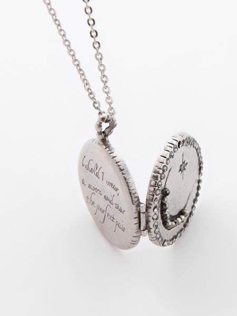 Moon North Star Locket- Ariana Ost - Etsy