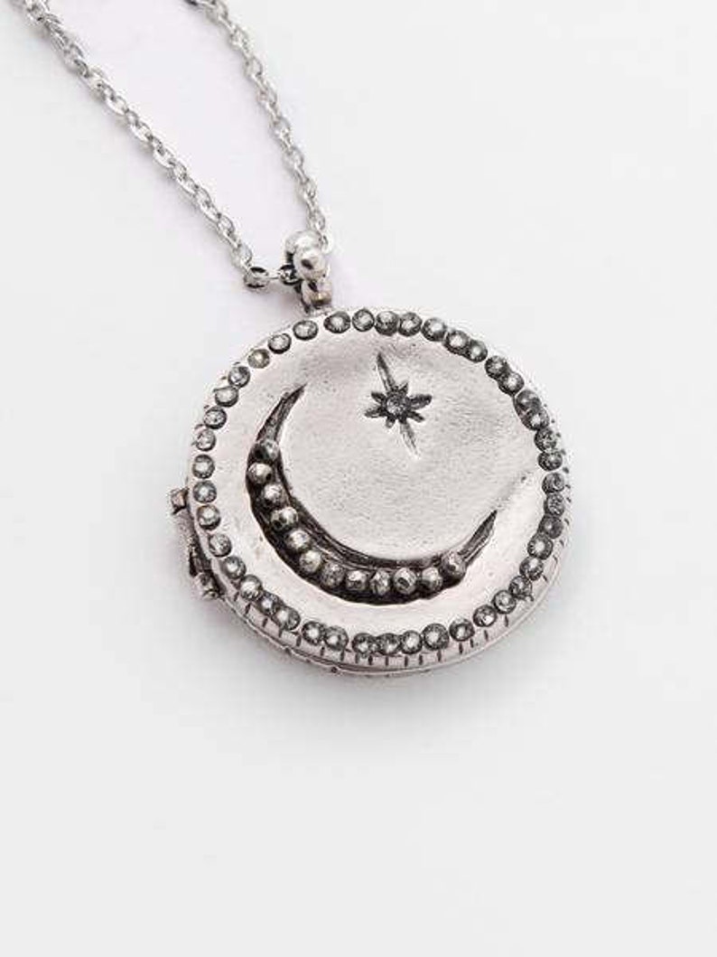 Moon North Star Locket- Ariana Ost - Etsy