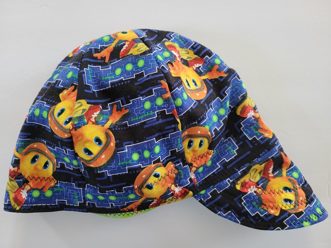 Ready to Ship - Large - 90s Cartoon Video Game - Pac -welding Cap ...