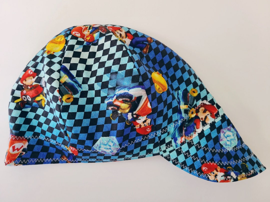 Ready to Ship - Large - Mario - Welding Cap - Welders Hat - Reversible ...