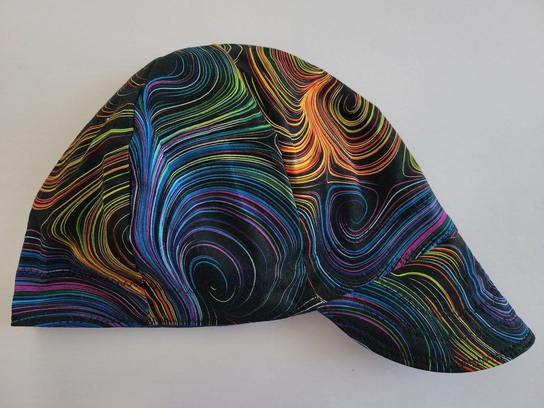 Ready to Ship Size Large 6 Panel Welders Welding Cap / Hat Reversible ...
