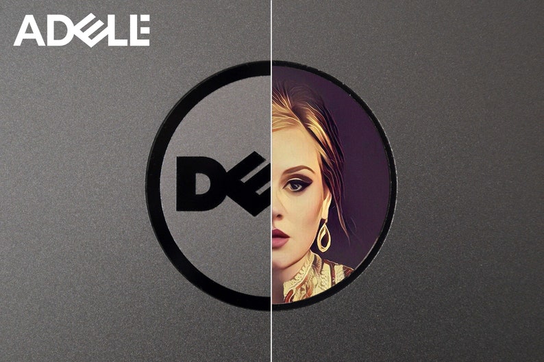 Adele Dell Laptop Computer Sticker Pun - Five (5) Glossy High Quality Stickers - Adelle Dell ...