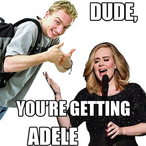 Adele Dell Laptop Computer Sticker Pun Five 5 Glossy High | Etsy