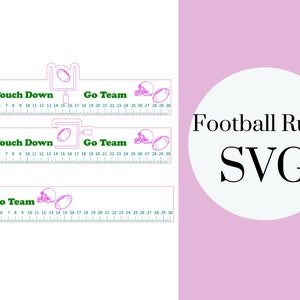 Football Ruler Laser Cut SVG File - Etsy
