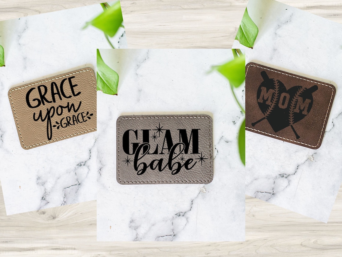 Laser Hat Patch Svg Designs Faux Stitching Digital Download Etsy