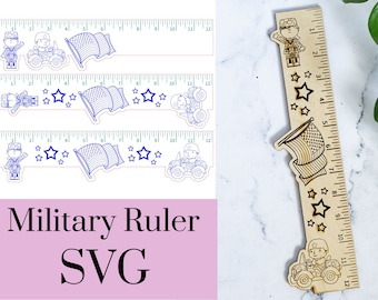 Football Ruler Laser Cut SVG File - Etsy