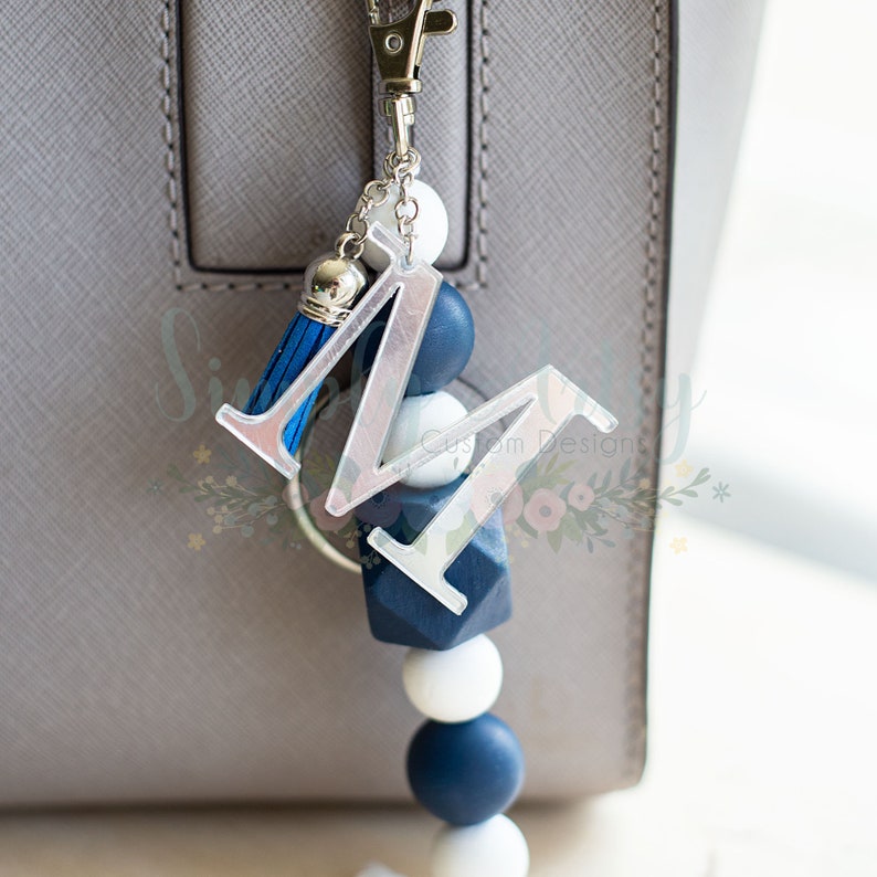 Keychain Letter SVG Laser Cut File - Etsy