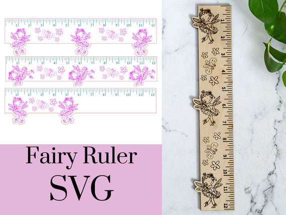 Fairy Ruler Laser Cut SVG File - Etsy