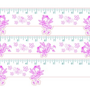 Fairy Ruler Laser Cut SVG File - Etsy