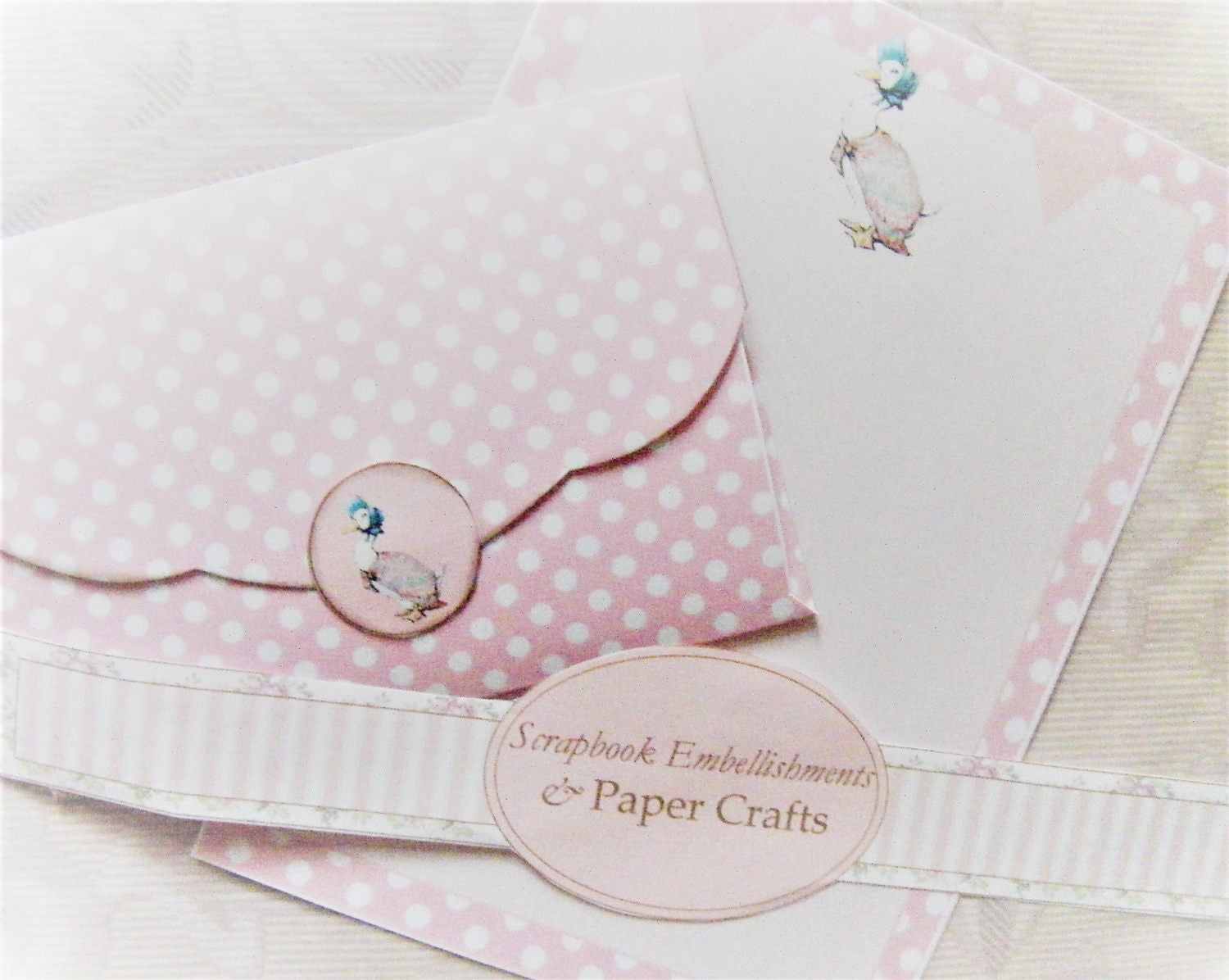 Jemima Puddle Duck Writing Set Digital KIT - Etsy