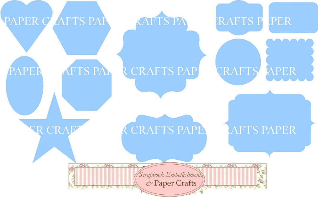 Instant Download BASIC SHAPE'S Blue Pdf - Etsy