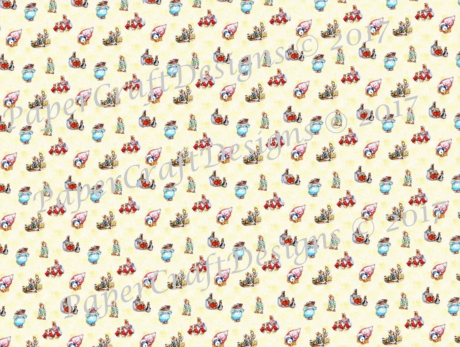 Peter Rabbit Paper Digital File - Etsy