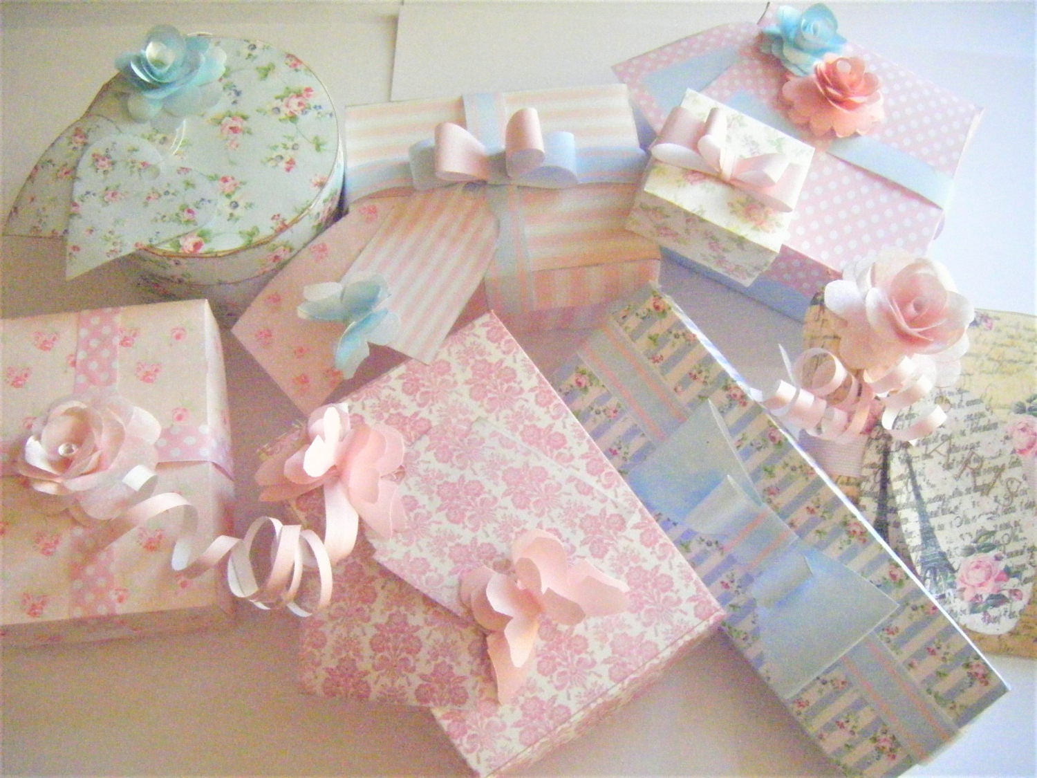 Mega Set of Pretty Gift Boxes Digital KIT - Etsy