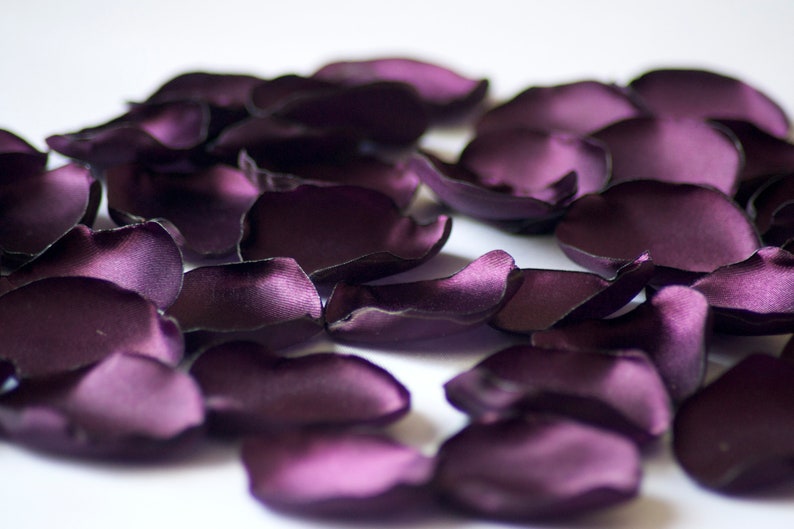 Plum Rose Petals/Deep Purple Flower Supply/Plum Wedding Decor/ | Etsy