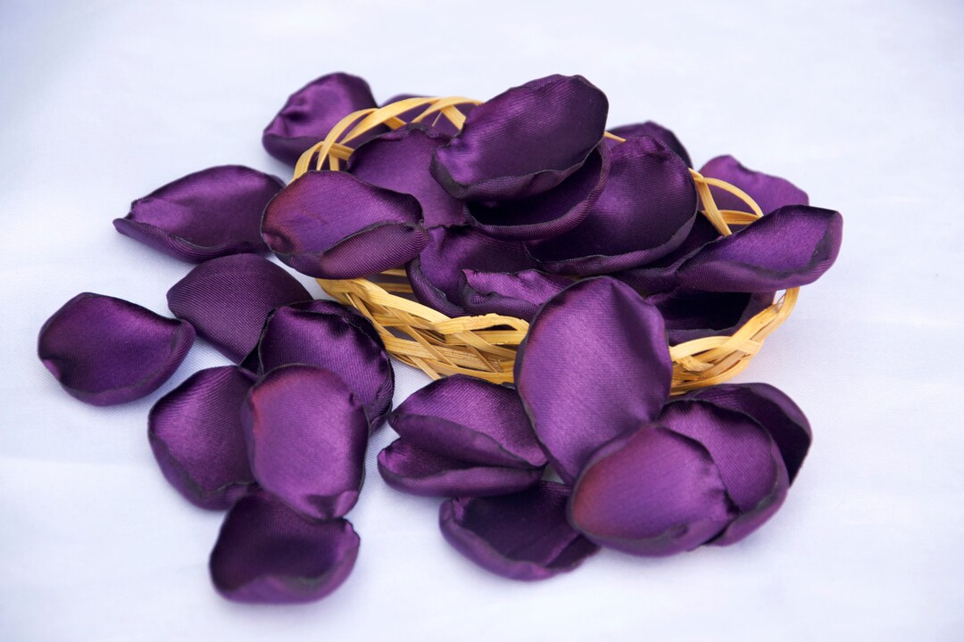 Plum Rose Petals/deep Purple Flower Supply/plum Wedding Decor/ Scatter ...