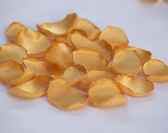 Champagne Rose Petals Gold Wedding Decor Champagne Flower Petals Boho ...