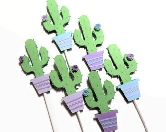 Cactus 225-776 Cake Topper - Etsy