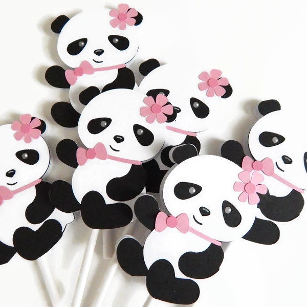 Panda Cake Topper - Etsy