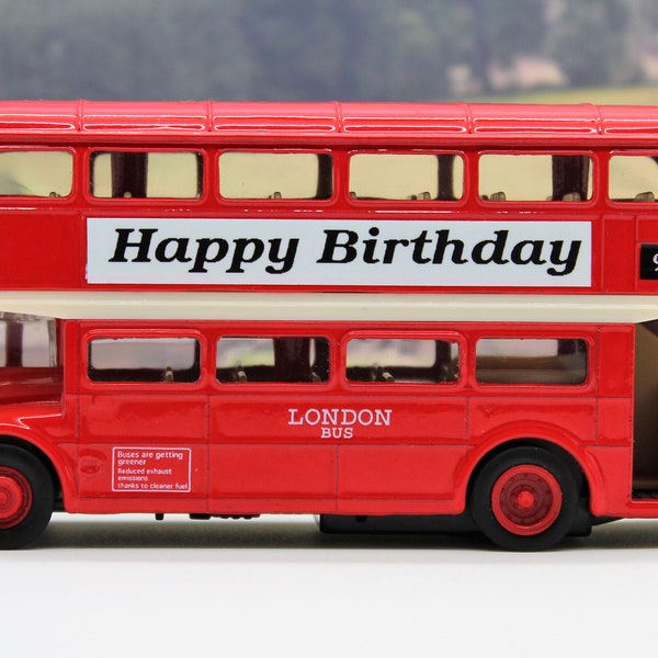 Double Decker Bus - Etsy