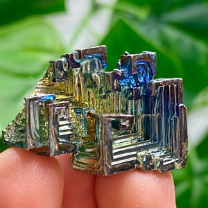 Rainbow Bismuth Cluster,bismuth Specimen,bismuth Crystal,lab Grown ...