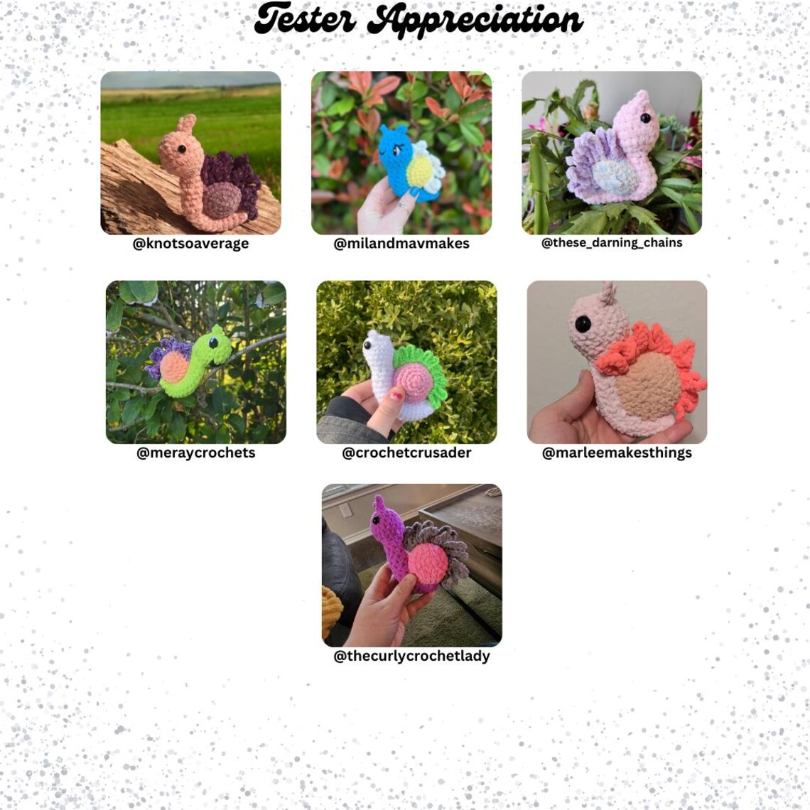 Daisy Snail Crochet Pattern: Low Sew Amigurumi (interactive PDF) - Etsy