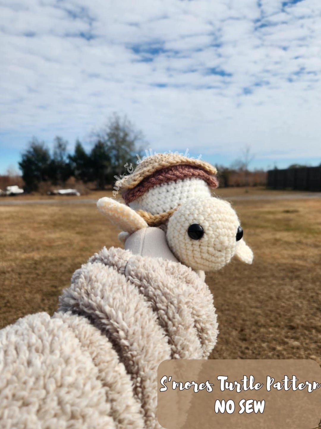 Smore's Turtle Crochet No Sew, Amigurumi, Plushie, Toy, Pattern, Smores ...