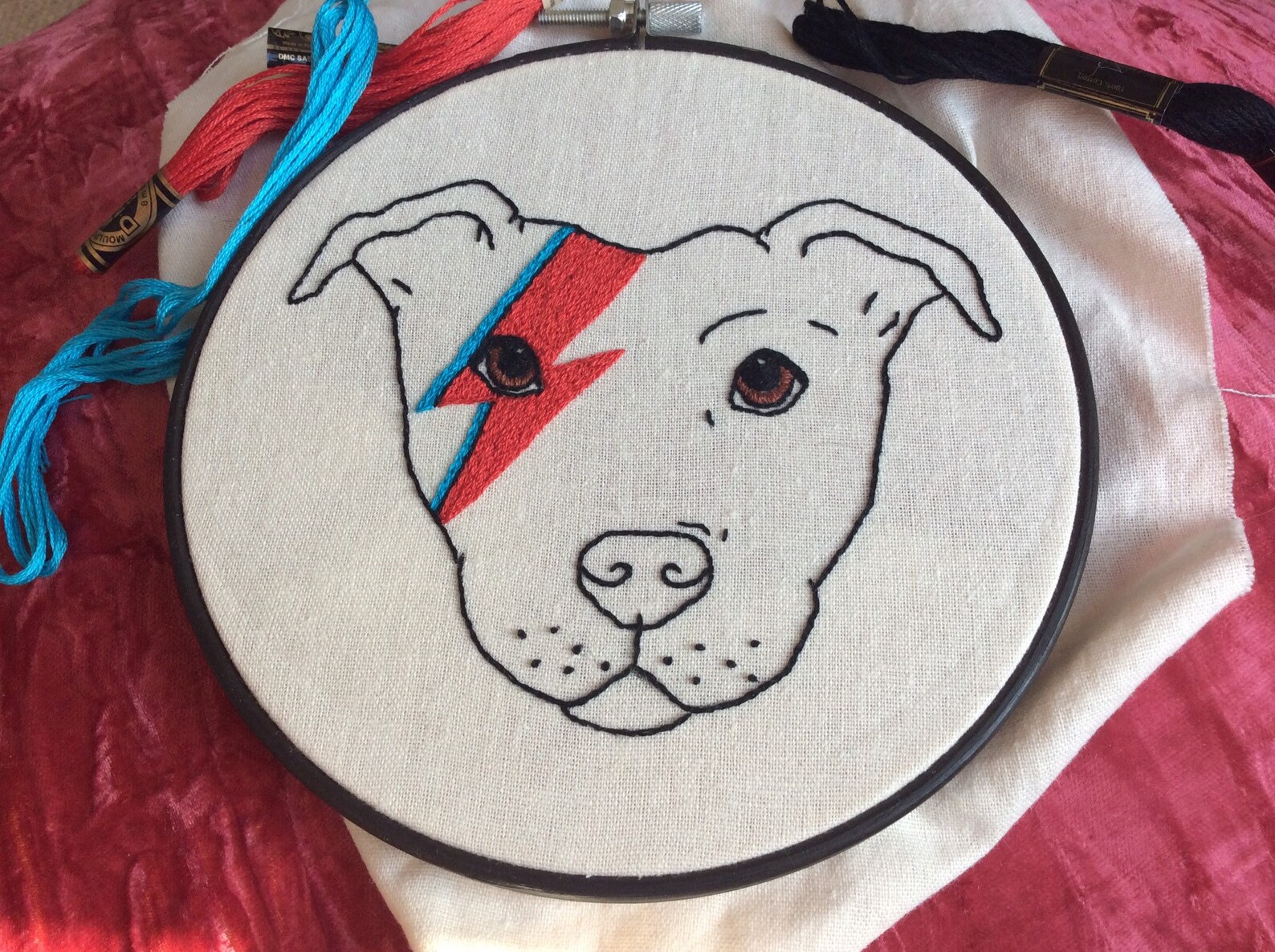 Bow Wowie Embroidery Kit - Etsy UK