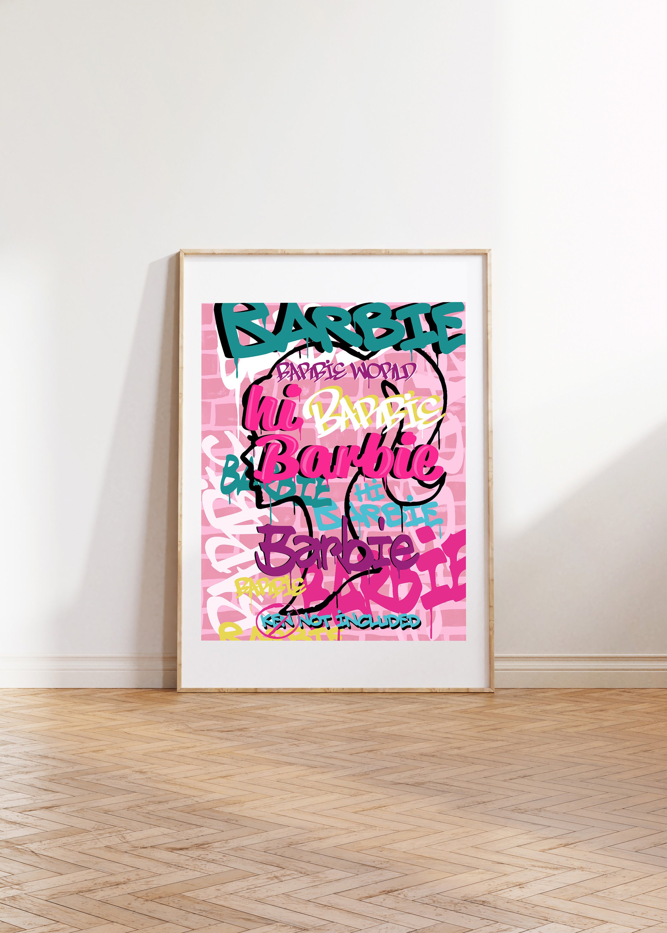 Hi Barbie Printable Decor, Printable Wall Art, Barbie Core,barbie ...