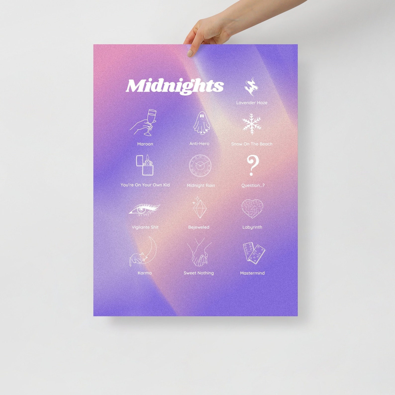 Midnights TS Poster Midnights Poster TS Album Meet Me at - Etsy